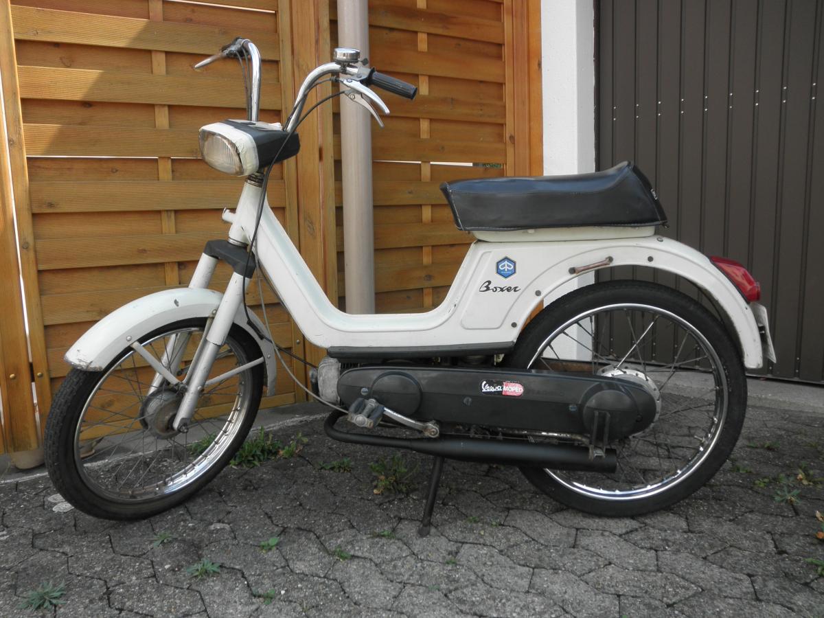 Vespa Boxer Moped i O-Lack Bianco Spino - Verkaufe Diverses - GSF - Das ...